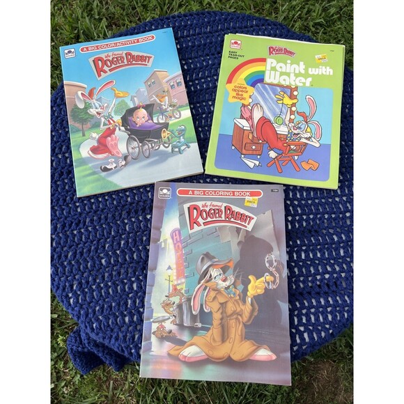 Golden Books | Toys | 988 Who Framed Roger Rabbit Coloring Activity ...